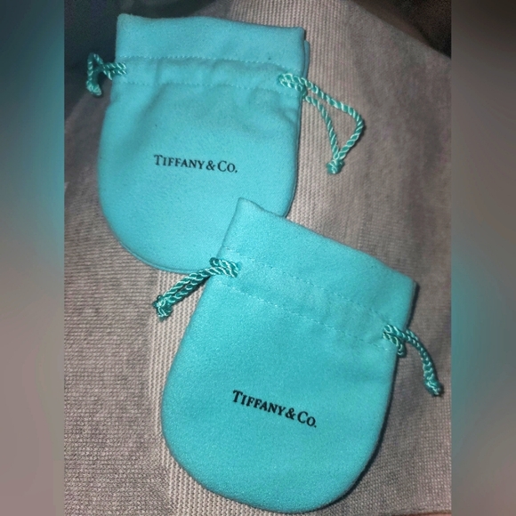 Tiffany & Co. | Jewelry | 2 Small Tiffany Co Jewelry Pouches | Poshmark